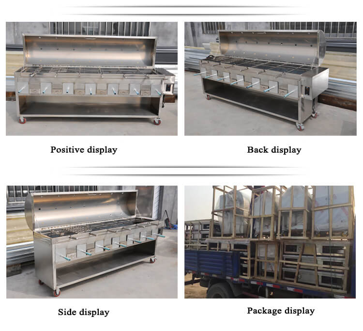 Automatic Rotating Chicken Barbecue Machine Roasting Lamb Leg Bbq Grill ...